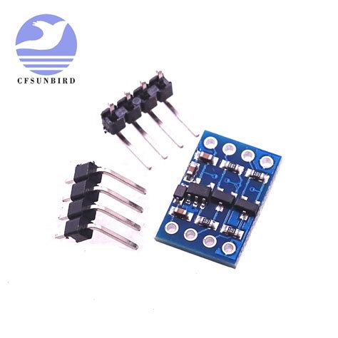 2pcs Lot Iic I2c Level Conversion Sensor Module 5v 3v System Level Converter With Pins For