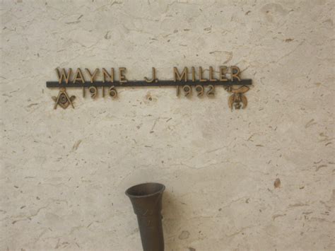 Wayne Jessup Miller 1916 1992 Find A Grave äreminne