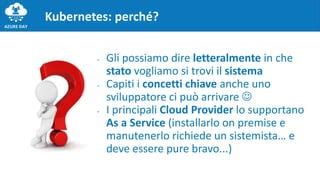 Workshop ASP NET Core E Angular In Produzione Con Docker E Kubernetes PPT