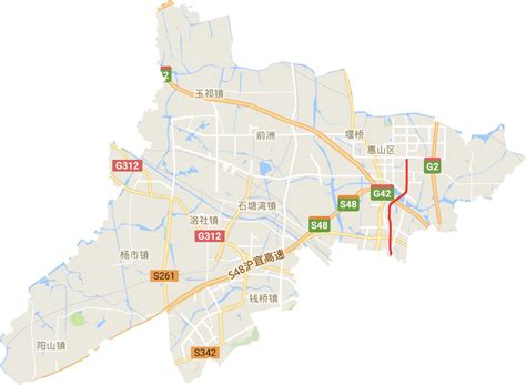 惠山区高清地形地图