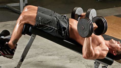Decline Dumbbell Bench Press • Bodybuilding Wizard