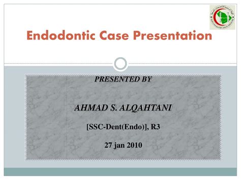 Ppt Endodontic Case Presentation Powerpoint Presentation Free