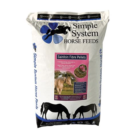 Simple System Sainfoin Fibre Pellets 20kg Click And Collect Manor