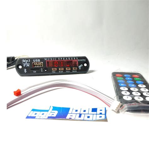 Jual Kit Modul Mp3 Bluetooth 2 Socket Modul Bluetooth Mp3 Usb Fm