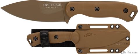 Ka Bar Bk19 Becker Nessmuk Tan Fixed Blade Knife 431 1095 Tan