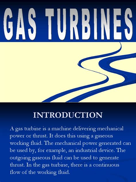 Gas Turbines Pptppt Jet Engine Gas Turbine