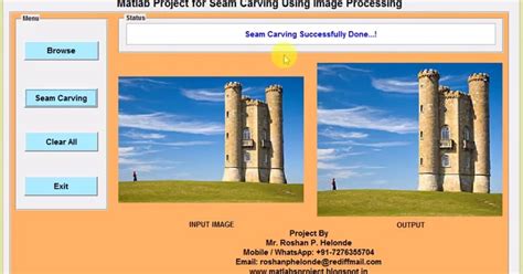 Matlab Project For Seam Carving Using Image Processing Full Source Code MATLAB PROJECTS