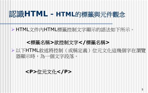 Ppt 第 2 章 Html 語法 Powerpoint Presentation Free Download Id3736467
