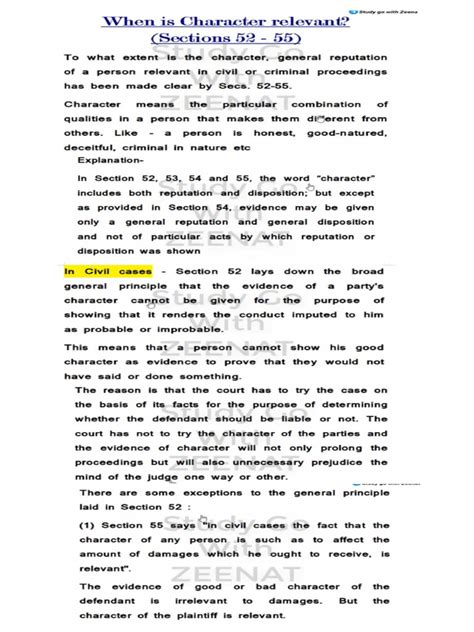 character relevant pdf