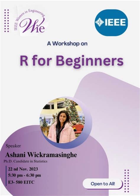 Thank You Ieee Women In Engineering For Organizing This Event And