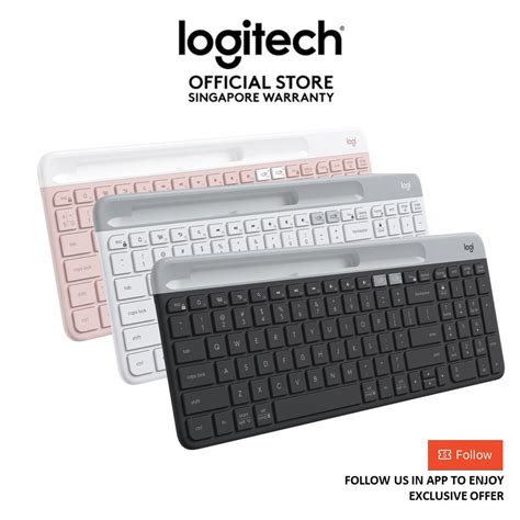 Logitech K580 Multi Device Bluetooth Wireless Slient Keyboard With Logitech Flow Technology