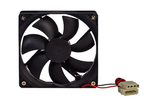 Premium Photo A Fan For Cooling A Computer System Unit