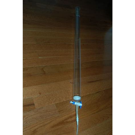 Glass Chromatography Column Preparative Prep 40 Mm Glassblowers Liquid