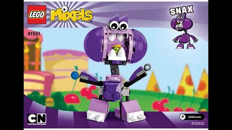 Lego 41551 Snax Instructions Lego Mixels Series 6 Munchos Youtube