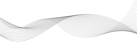 Curve Wave Seamless Pattern Line Art Striped Graphic Template Vector Illustration 14292363