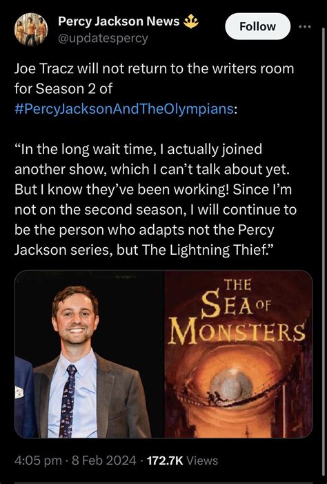 Joe Tracz Will Not Return To The Writers Room R Pjodisney