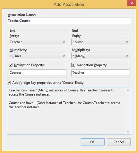 creating a model first model in entity framework