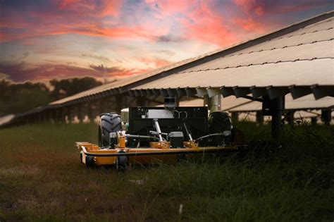 Renu Robotics On Linkedin Solarpower Nightmowing Cleanenergy
