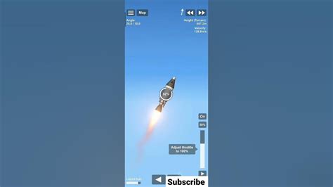 😍 ️‍🔥rocket Launch Simulation Viral Space Ytshorts Short Space Earth Nasa Reel