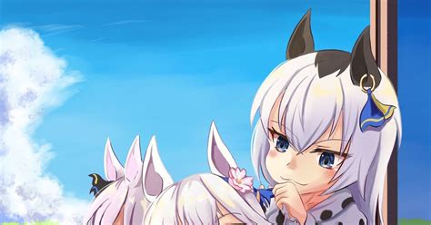 オリジナルウマ娘 ソダシとブチコ ラス丁のイラスト Pixiv