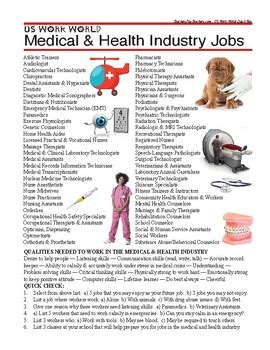 Medical Health Industry Jobs TPT