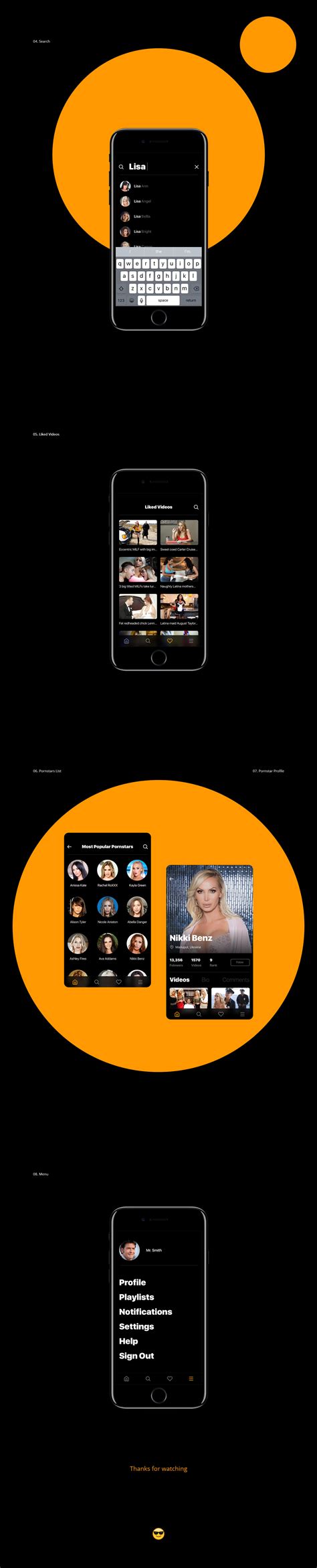 Pornhub App Concept On Behance