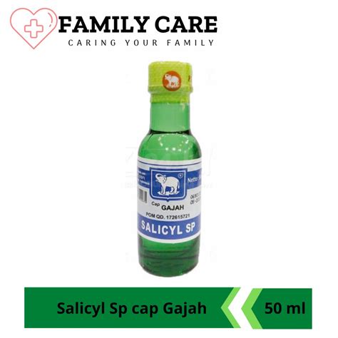 Jual Salicyl Spritus Salicyl SP Ml Cap Gajah Shopee Indonesia