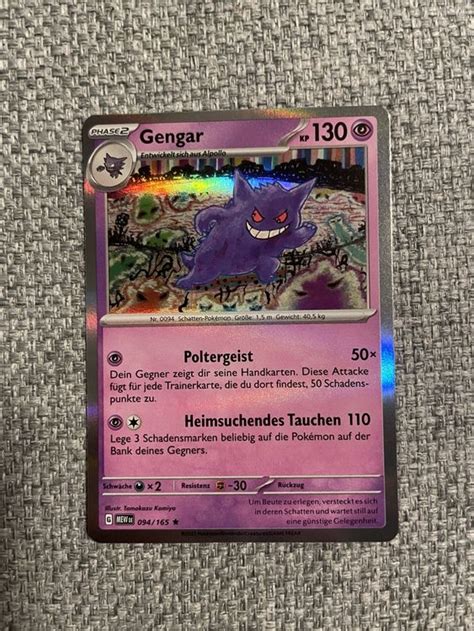 Pokemon 151 Gengar Holo Kaufen Auf Ricardo