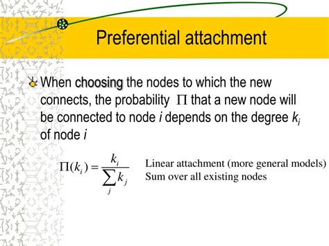 Ppt 4 Preferential Attachment Powerpoint Presentation Free Download