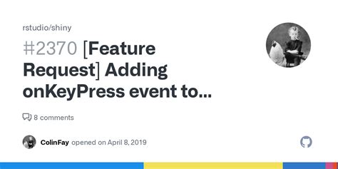 Feature Request Adding Onkeypress Event To Textinput · Issue 2370
