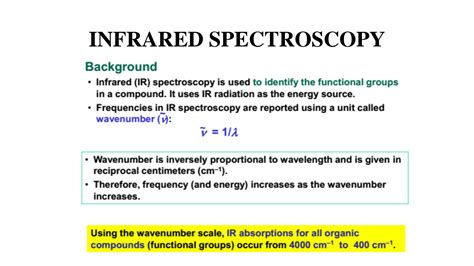 Solution Ir Spectroscopy Ppt Studypool