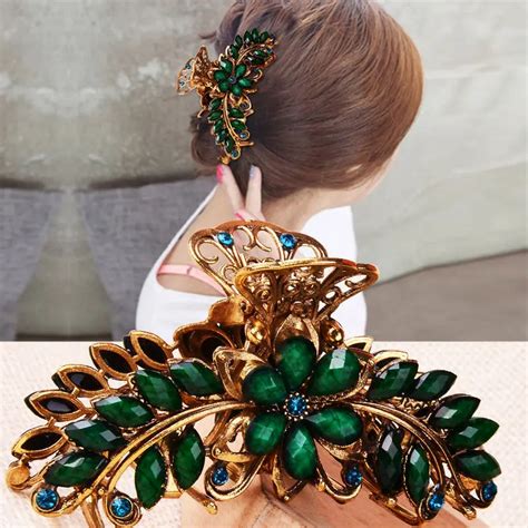 Женская заколка для волос в корейском стиле | AliExpress