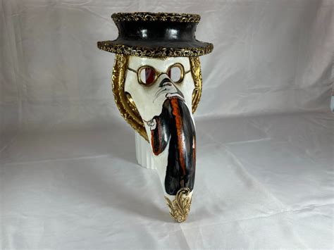 Plague Doctor Authentic Venetian Mask Curiosity Classics