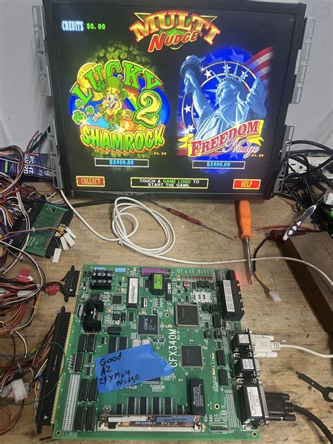 Tested Cadillac Jack Primero Nudge Naked CFX340 PCB Board With Multi