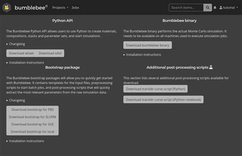 Api Access Bumblebee Documentation