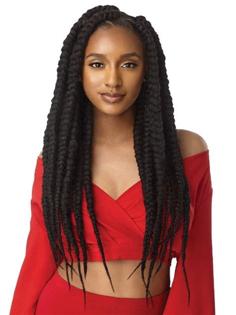 Multi Pack Deal Outre X Pression Natural Kinky Twist Crochet Braid