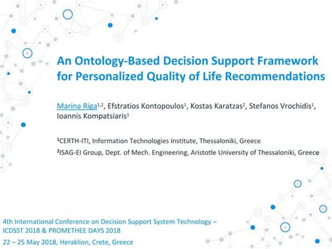 An Ontology Based Decision Support Framework For Personalized Quality