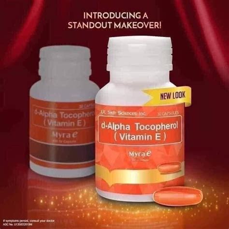 Myra®️e D Alpha Tocopherol Vitamin E 400 Iu Capsule La Belleza Au