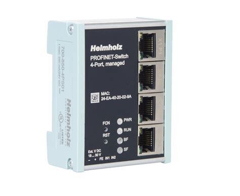 Profinet Switch 4 Port Managed Streamline Process Management