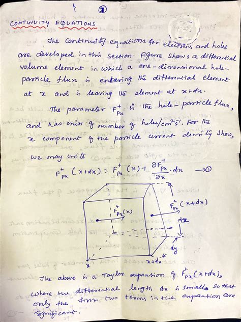 Continuity Equation Pdf