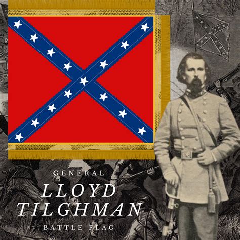 General Lloyd Tilghman Flag Stickersmagnet Beauregards Tailor