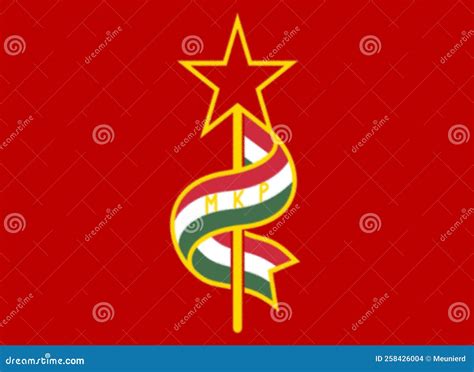 匈牙利共产党的光泽玻璃旗 库存例证 插画 包括有 纪念 光滑 自由 庆祝 友谊 组合 国家（地区） 258426004