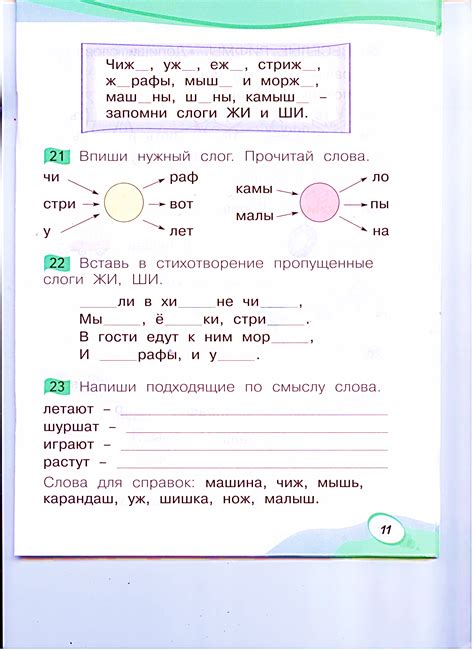Обучение грамоте 1 класс школа