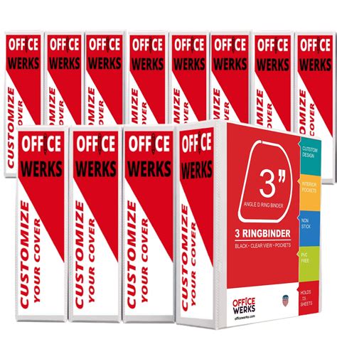 3 Ring Binder Professional Angle D Ring Binder 3 Inch Presentation Folder For Standard Pages 8