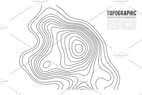 Topographic Map Contour Background Topography Map Topographic Map
