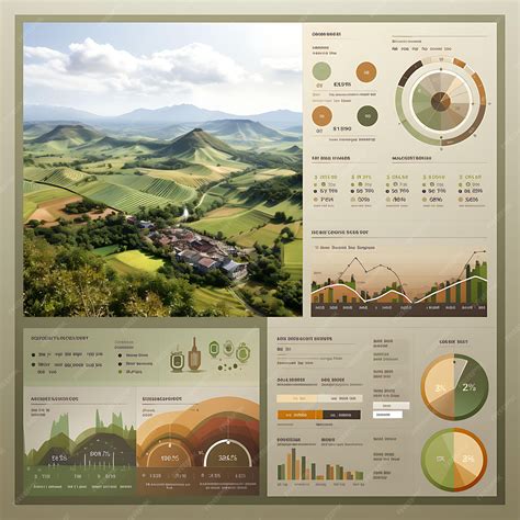 Premium Photo Web Dashboard Agriculture Crop Monitoring Dashboard Map Based Layout Clean