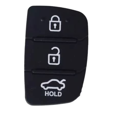 CAPA FRONTAL BORRACHA BOTÃO KEYPAD REPARO CHAVE CANIVETE MODELO HYUNDAI