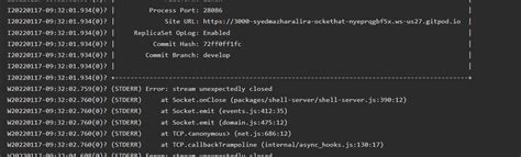 Error Stream Unexpectedly Closed On Running Meteor Npm Start · Issue