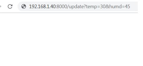 Node Js Web Server In PC ESP ESP Sensor Temp Humd Batch File Windows Internet Of