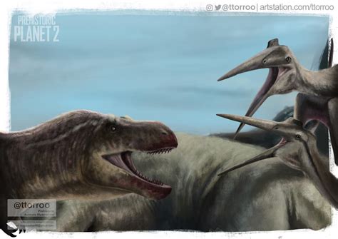 Quetzalcoatlus Vs T Rex